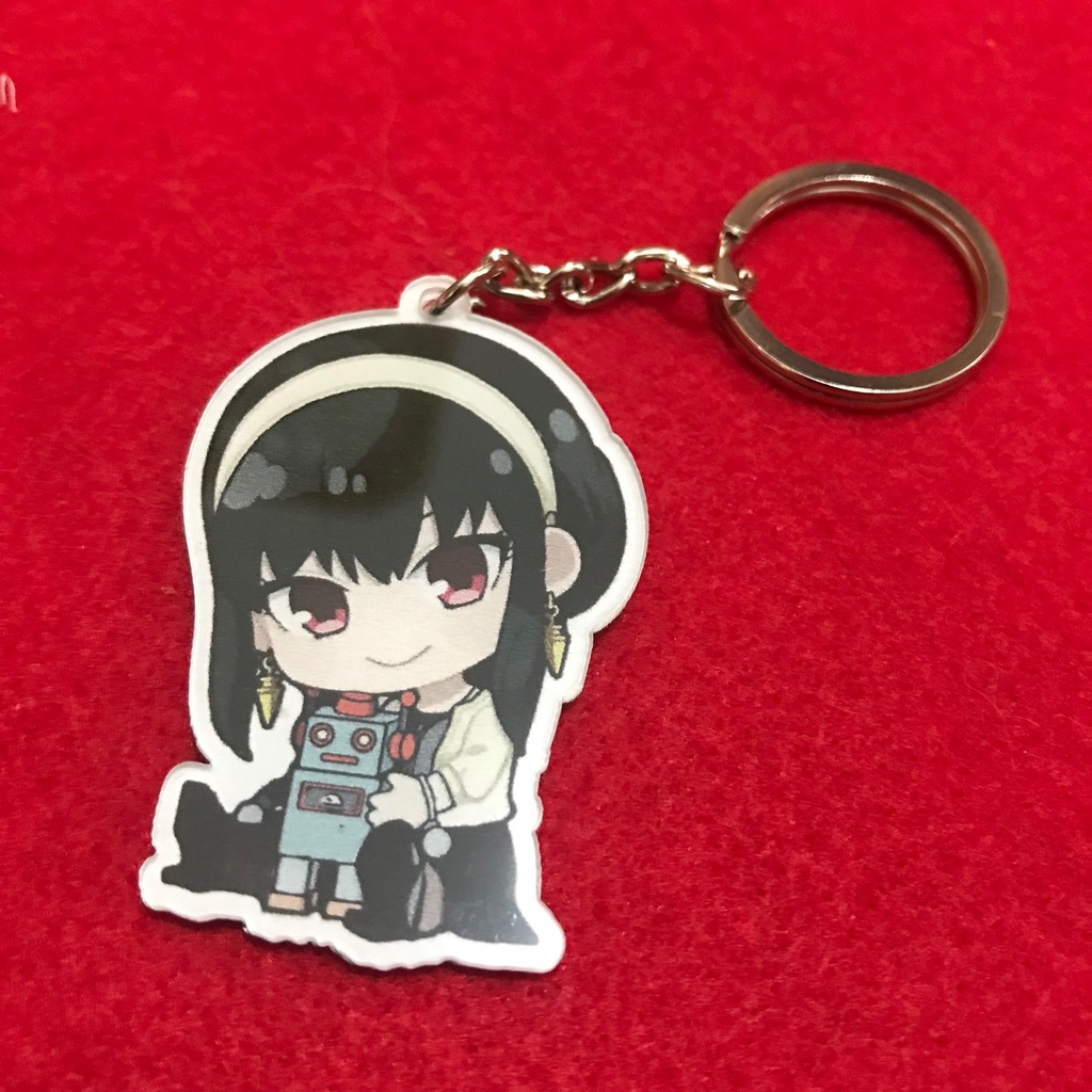 Jual Gantungan Kunci Anime Spy x Family - Keychain Anya Forger ...