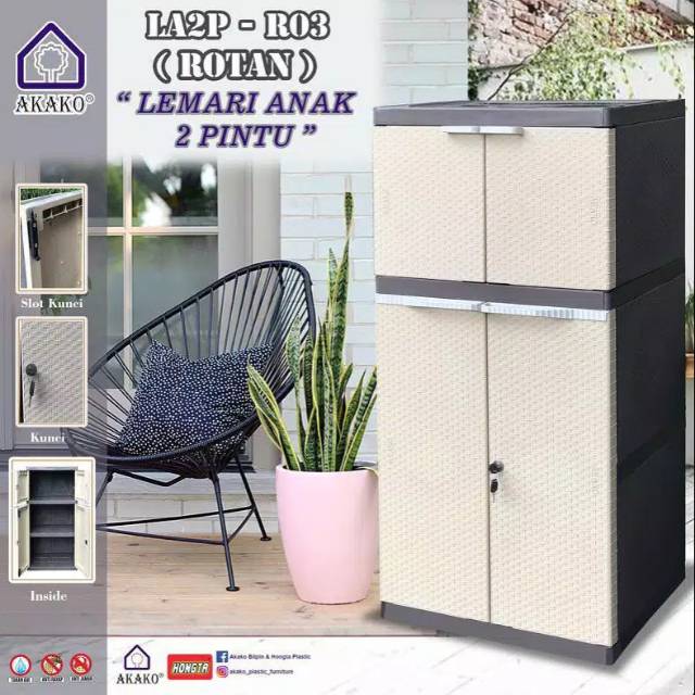 Jual LEMARI PLASTIK 4 PINTU LEMARI 3 SUSUN RAK SUSUN LOKER CONTAINER ...