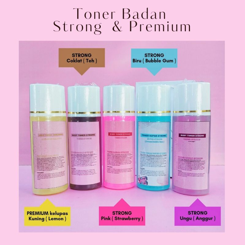 Jual ( ORIGINAL ) TONER BADAN WHITENING STRONG ( MEMUTIHKAN BADAN ...