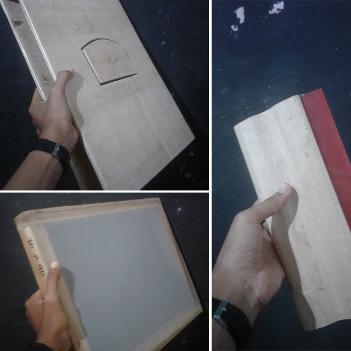 Jual Meja Sablon Topi Portable Komplit, Screen T16/61, Rakel dan Alat ...