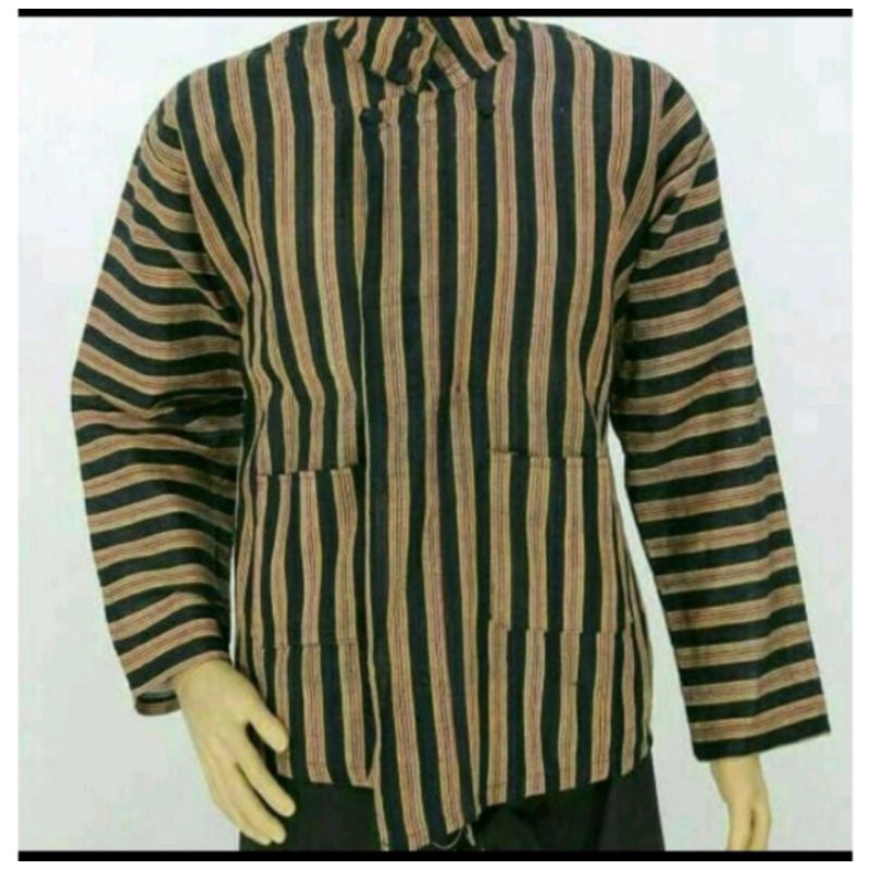 Jual Kebaya Wanita Baju Lurik Adat Tradisional Jawa Solo Jogja Cewe Cowo Laki Perempuan Pria