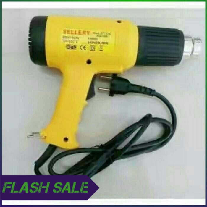 Jual Sellery Hot Air Gun Heat Gun Alat Pemanas Stiker Kaca Film Sellery ...