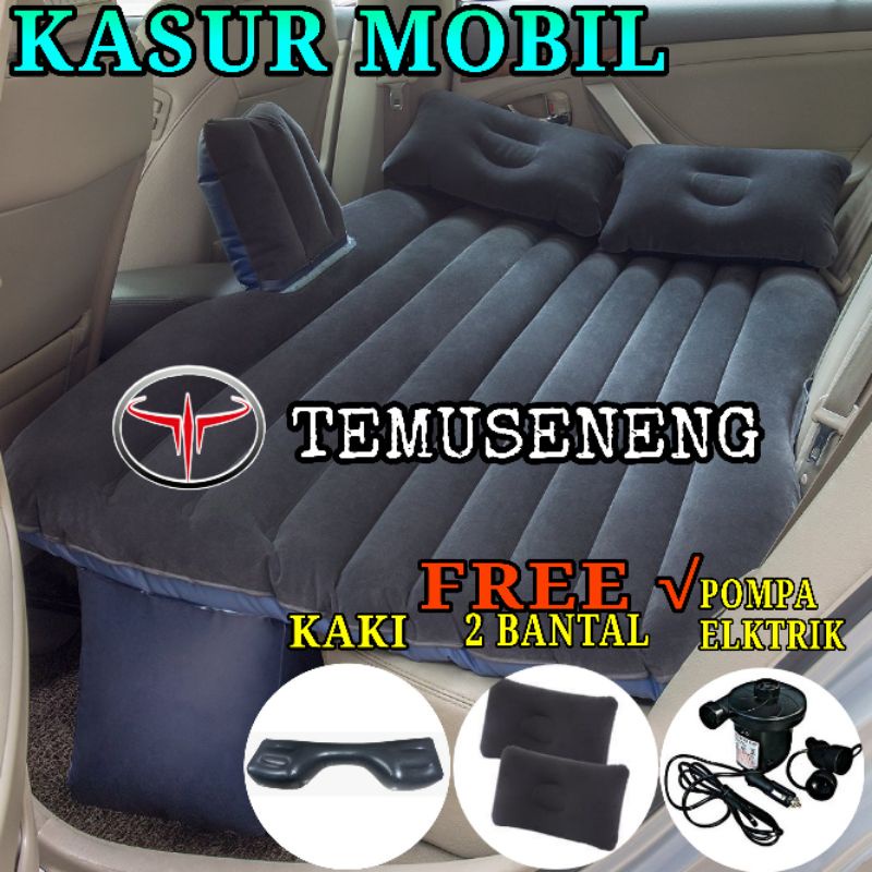 Jual Kasur Mobil 1 Set + Pompa + Penyangga Terpisah + Bantal Matras ...