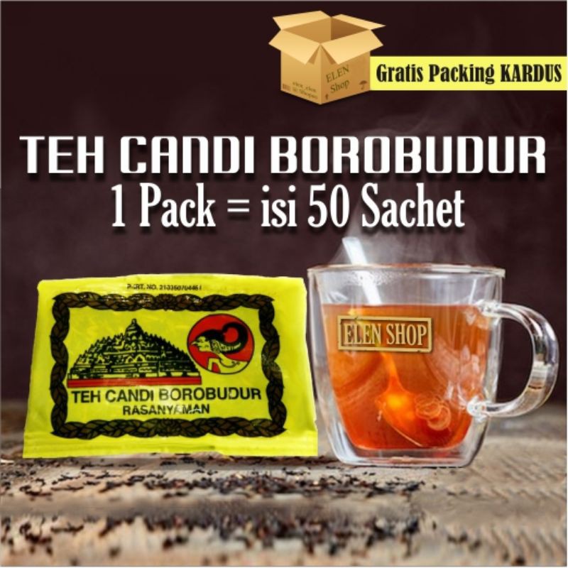 Jual Teh Cap Candi Borobudur Packing Kardus | Shopee Indonesia