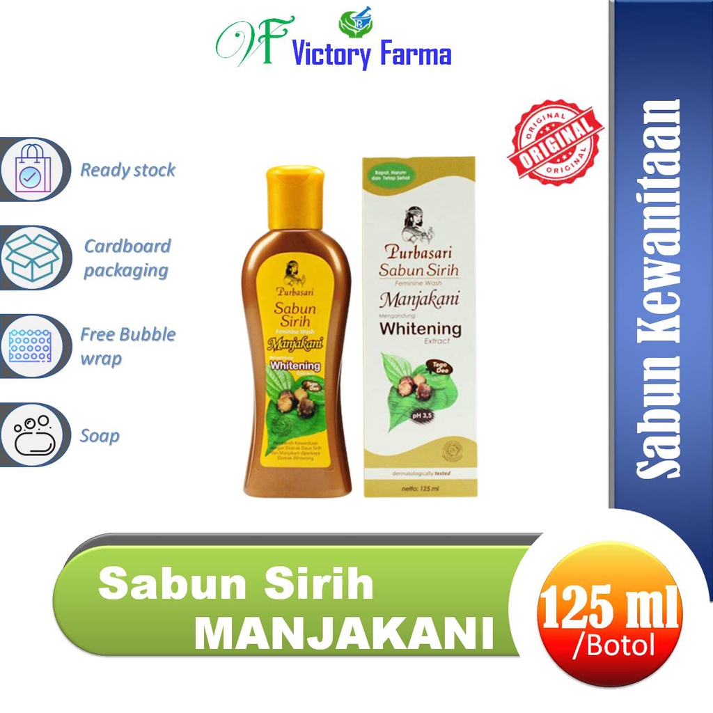 Jual Purbasari Sabun SIrih Manjakani Whitening 125 ml | Shopee Indonesia