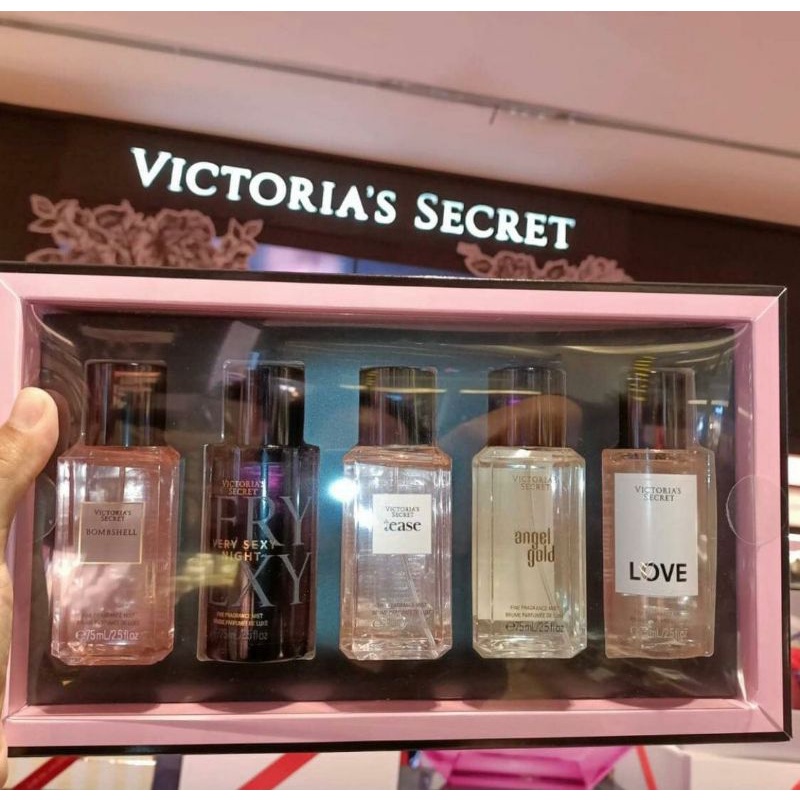 Jual Victoria's Secret Gift Set Body mist 5 in 1 Original Produk 1000% ...