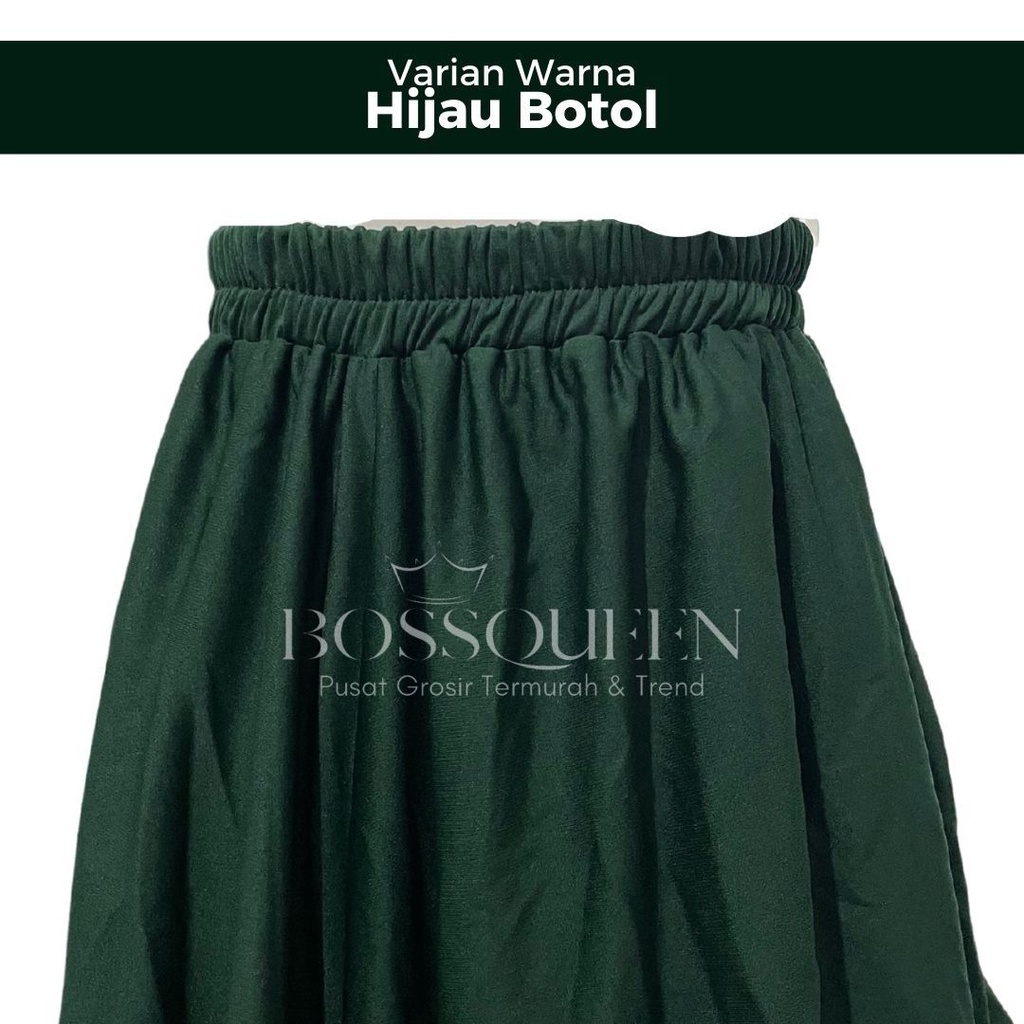 Jual ROK KERJA WANITA POLOS BASIC PREMIUM 100%HYGET SUPER /ROK POLOS ...