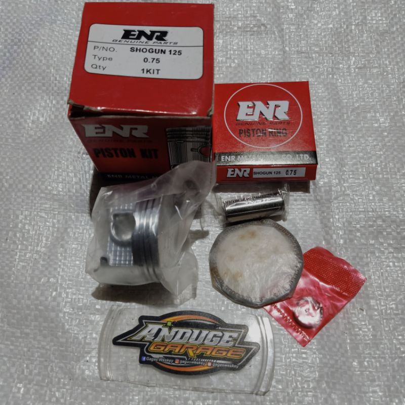 Jual Piston seher seker torak ring set kit oversize OS 75 Suzuki Shogun 125 | Shopee Indonesia