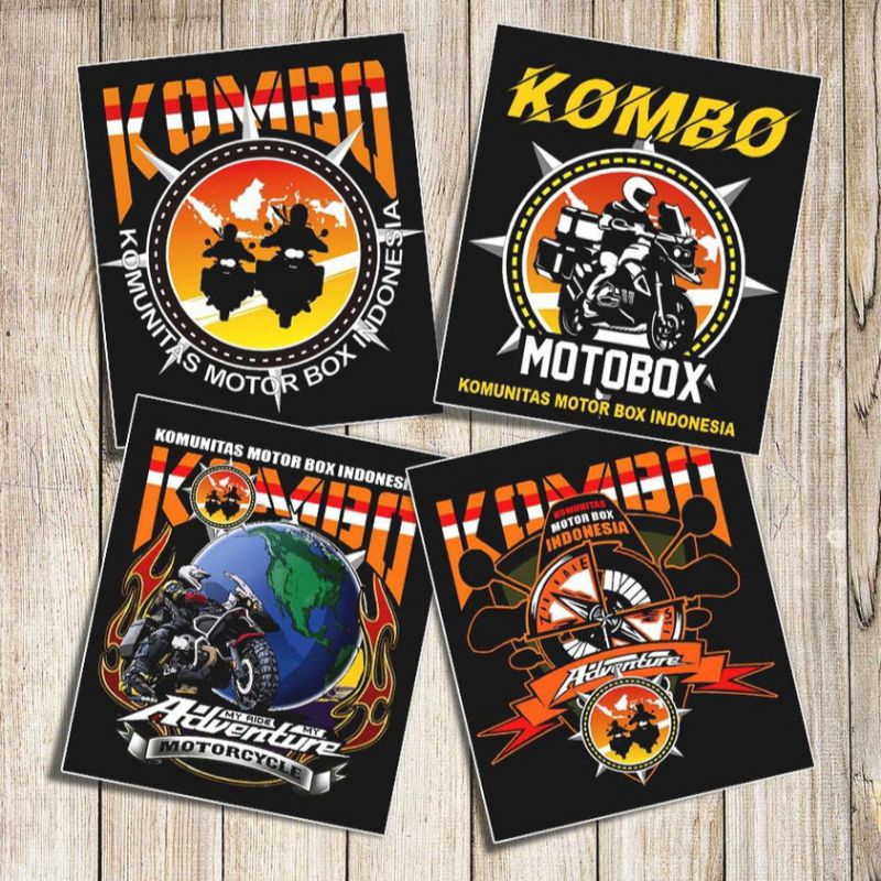 Jual Stiker Kombo Komunitas Motor Box Isi 4 pcs | Shopee Indonesia