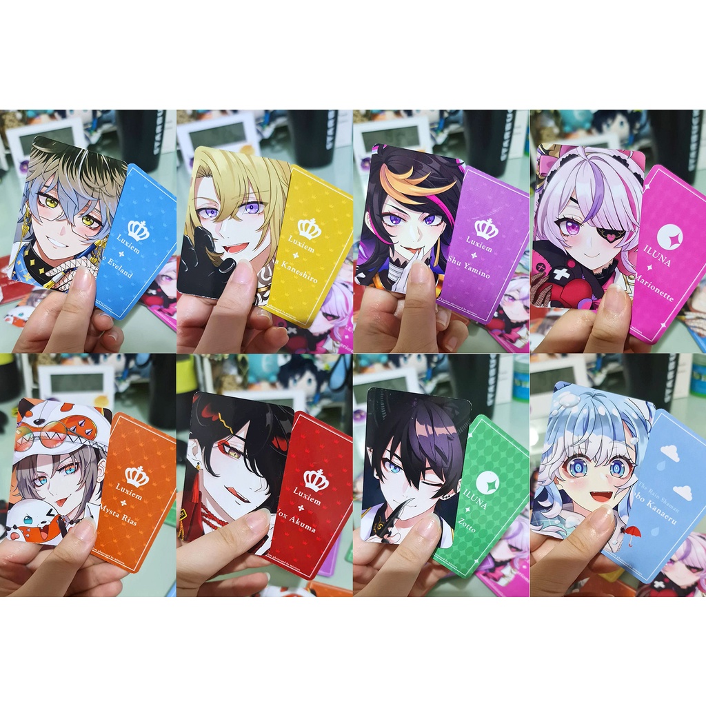 Jual Photocard Vtuber Nijisanji Luxiem Noctyx ILUNA XSOLEIL BY THE BEAT ...