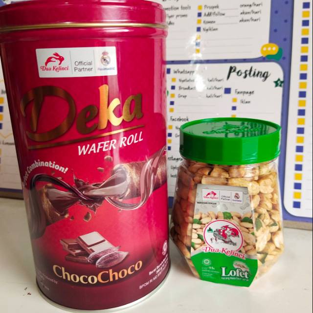 Jual ASTOR WAFER CHOCO CHOCO DEKA & KACANG LOFET DUA KELINCI | Shopee ...
