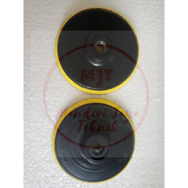 Jual Tatakan Amplas Ampelas Bulat Perekat Pad Gerinda Bulat 4" 4inch 4 ...