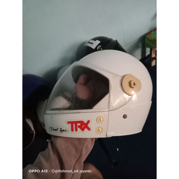 Jual helm trx jadul helm honda trx helm trx lawas | Shopee Indonesia