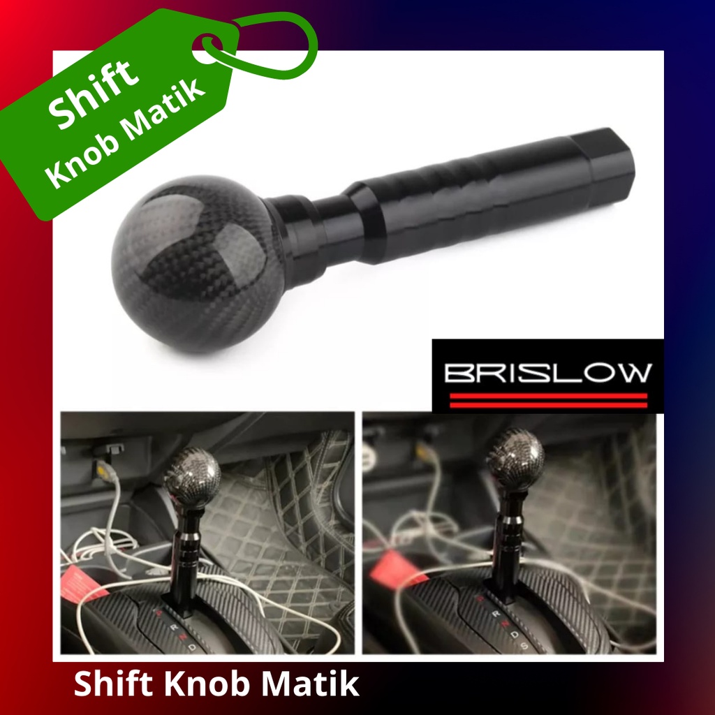 Jual Gear shift knob mobil tuas persneling matic carbon (long) GK5 dan ...
