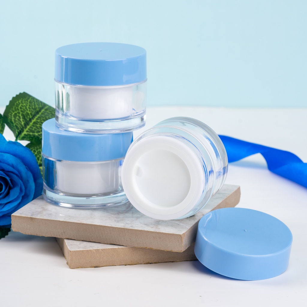 Jual [PO]Pot Diva Cream 15 gr Natural Tutup Biru Laut/Wadah / Kemasan ...