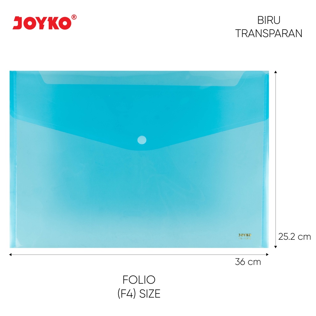 Jual Data Bag / Map / Tas Data Kancing Joyko DB-105 FK - Biru | Shopee ...