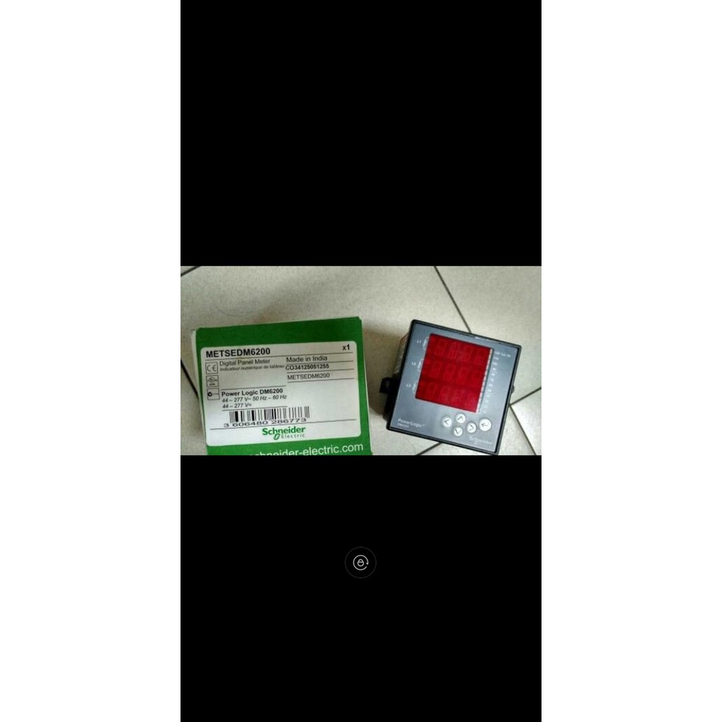Jual Digital power meter dm6200 Schneider ( volt ampere hz cos phi ...