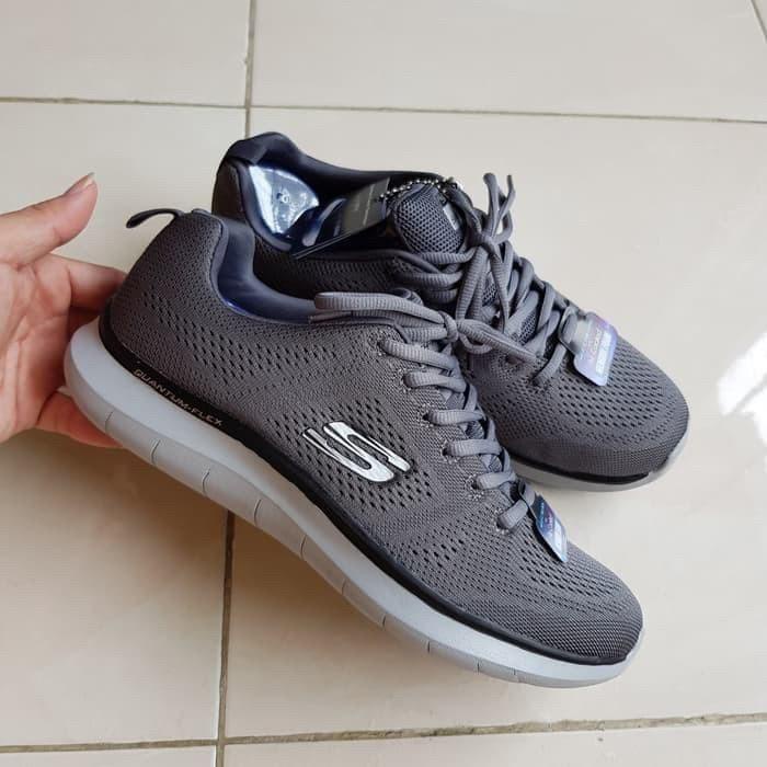 Jual SKECHERS QUANTUM FLEX MAN SIZE 40 S/D 44 BRANDED FOOTWEAR | Shopee Indonesia