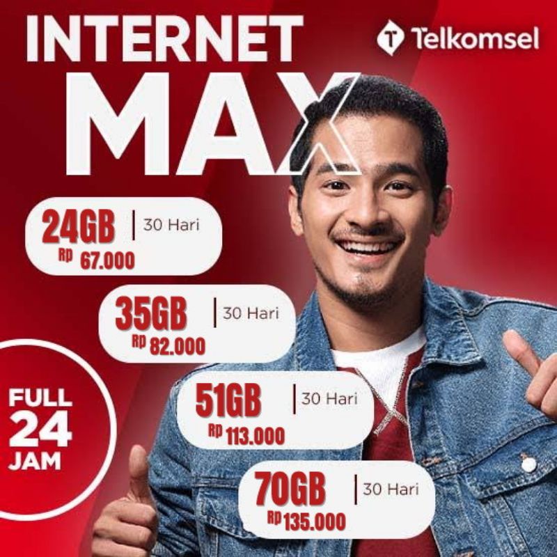 Jual BARU INJECT PAKET DATA TELKOMSEL UNLIMITED MAX | Shopee Indonesia