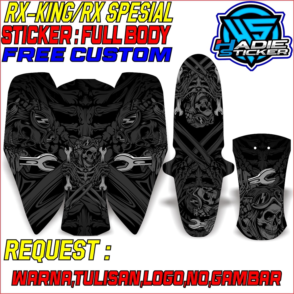 Jual Sticker RXKING FULL BODY DECAL(TENGKORAK) | Shopee Indonesia