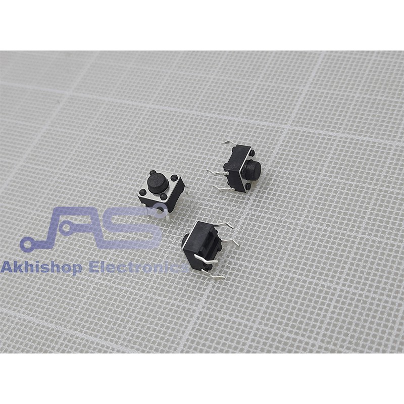 Jual Push Button Hitam 4 Kaki 6x6x5h | Shopee Indonesia