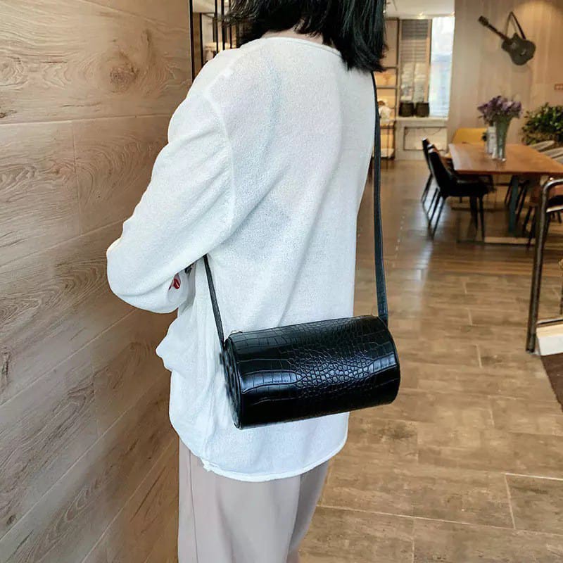 Jual Tas bongo croco model selempang | Shopee Indonesia