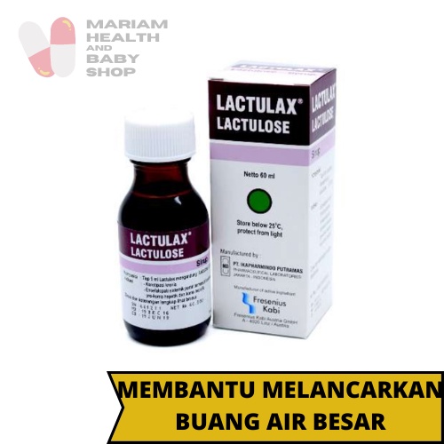 Jual Lactulax Lactulose Sirup 60 ml | Obat Sembelit | Melancarkan BAB | Shopee Indonesia