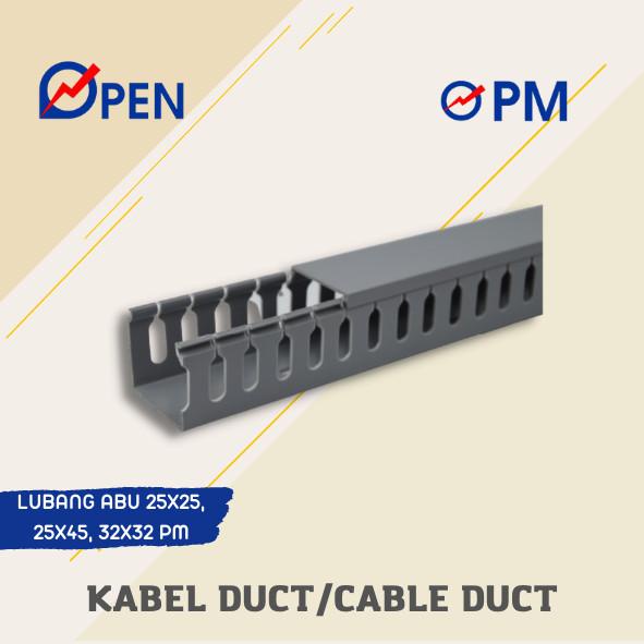 Jual Listrik Kabel Duct / Cable Duct Lubang Abu 25X25, 25X45, 32X32 Pm ...