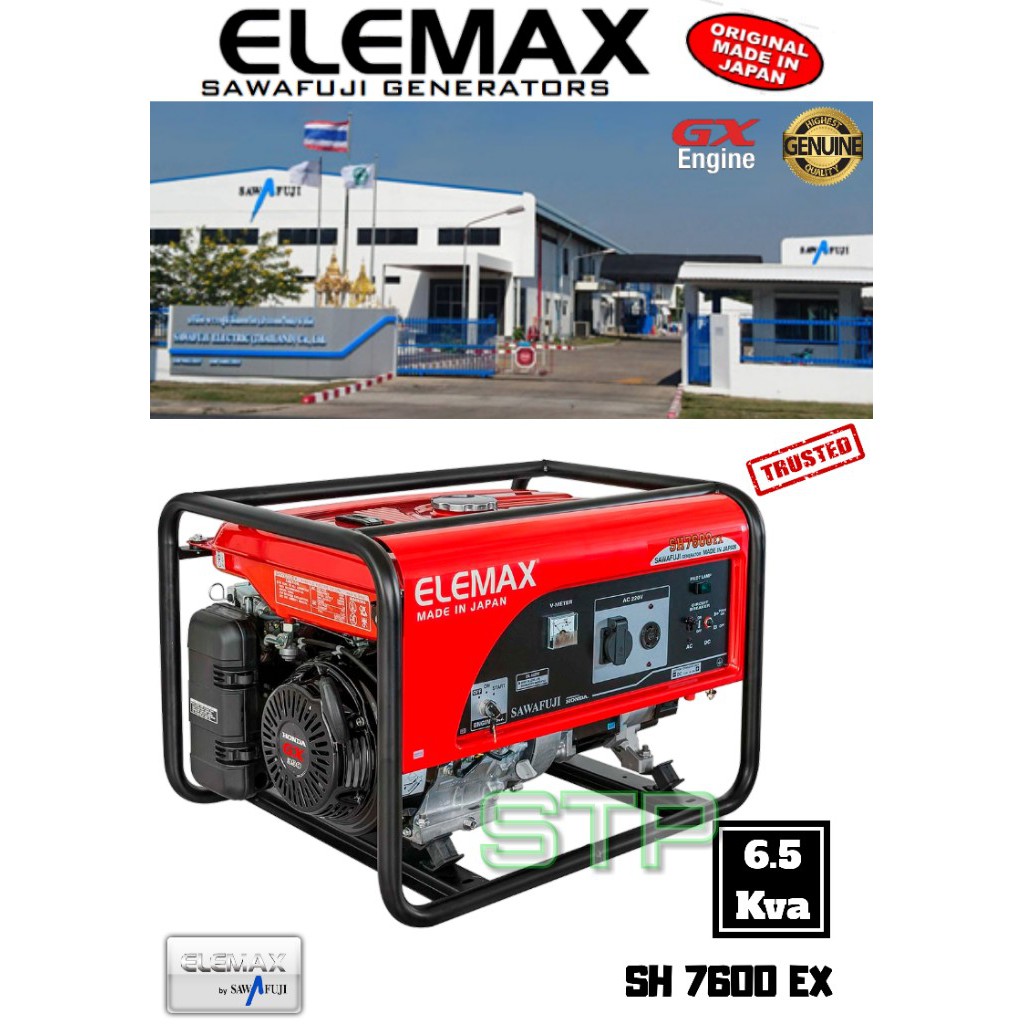 Jual Genset SH 7600 EX Honda Elemax | Shopee Indonesia