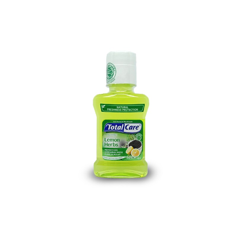 Jual Total Care Mouthwash Lemon 100 ml | Shopee Indonesia