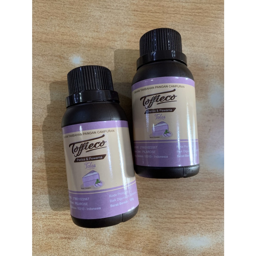 Jual Toffieco pasta Talas 100 gr yam Taro perisa Flavor Flavour paste ...
