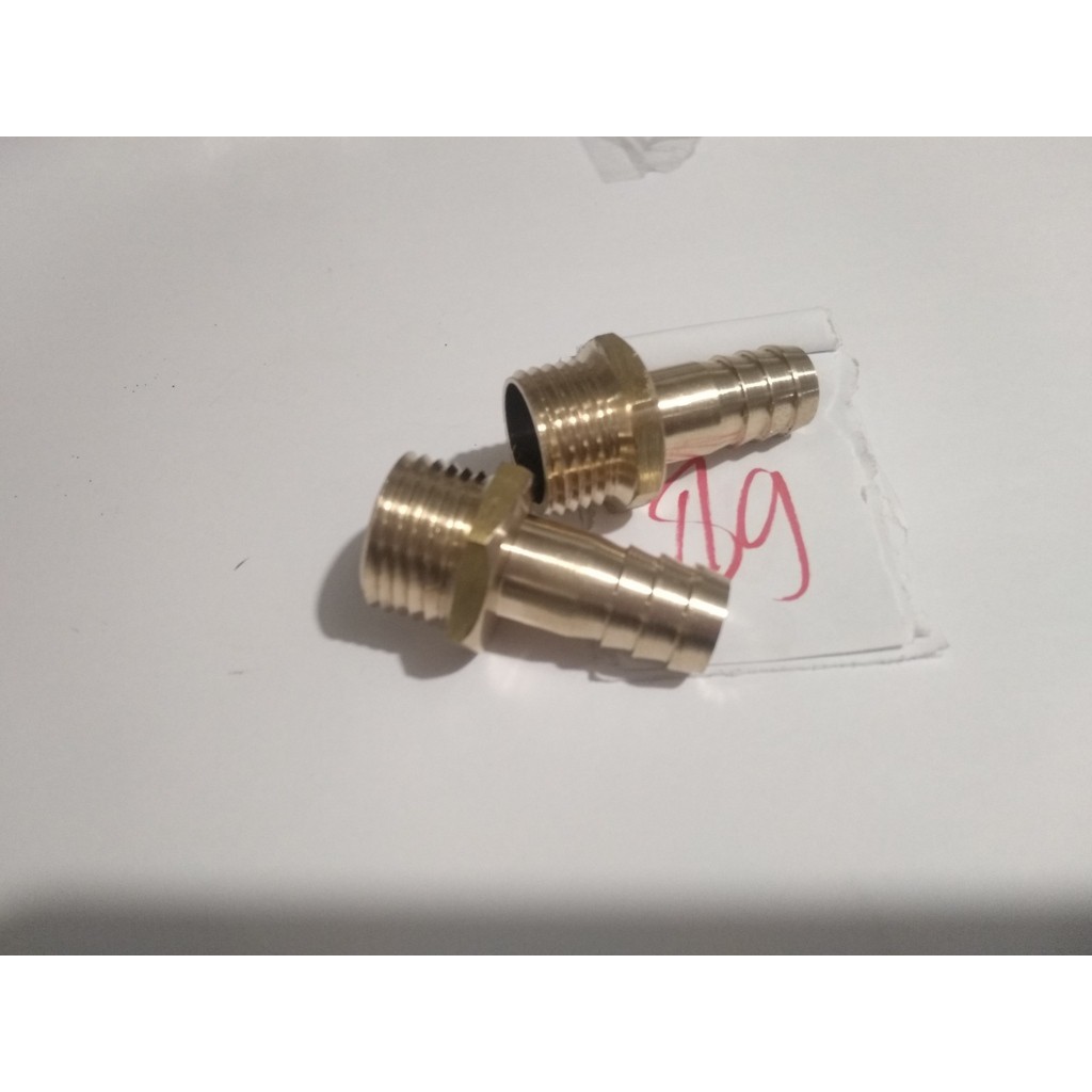 Jual nepel selang drat luar 3/8 x 3/8 kuningan penyambung keran neple ...