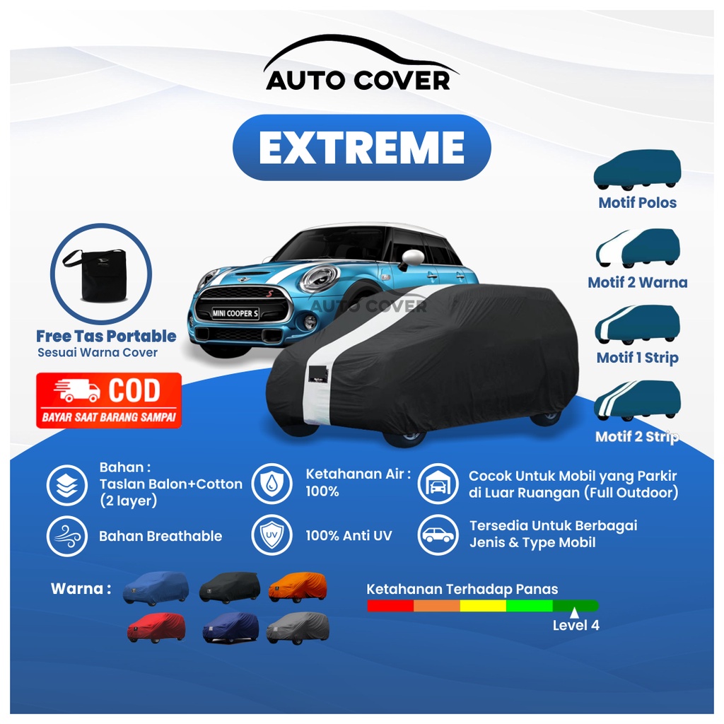 Jual Autocover Indonesia Cover Mobil Body Car Extreme Full Outdoor ...