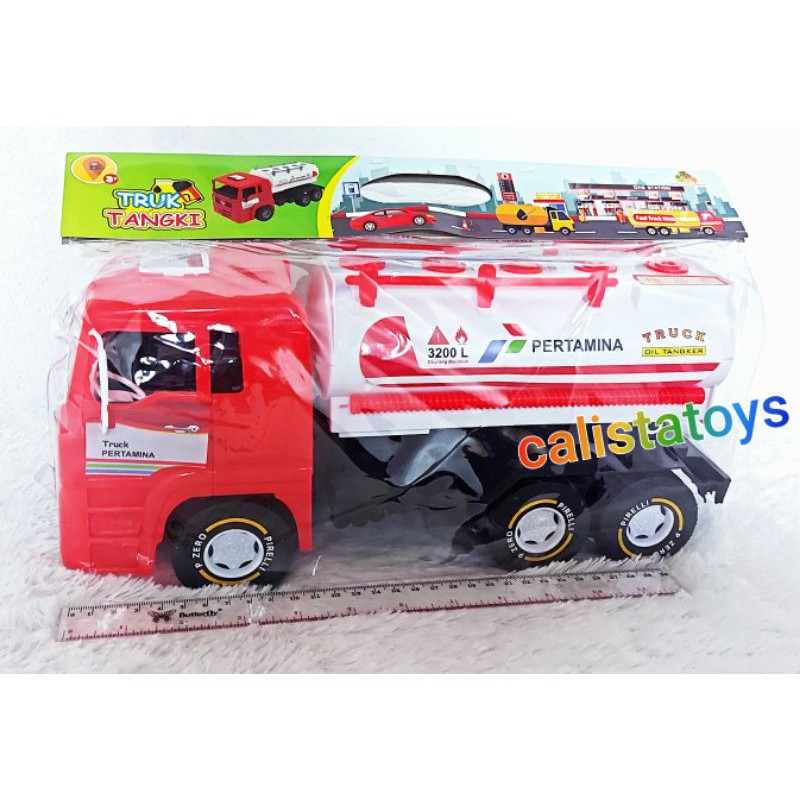 Jual MAINAN TRUCK PERTAMINA TANGKI UKURAN TANGGUNG | Shopee Indonesia