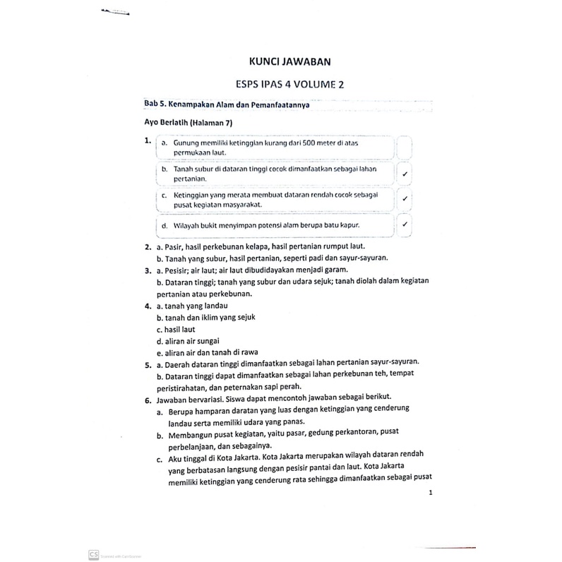 Jual Buku ESPS IPAS Kelas 4 SD Kurikulum Merdeka Volume 2 & Kunci Jawaban | Shopee Indonesia