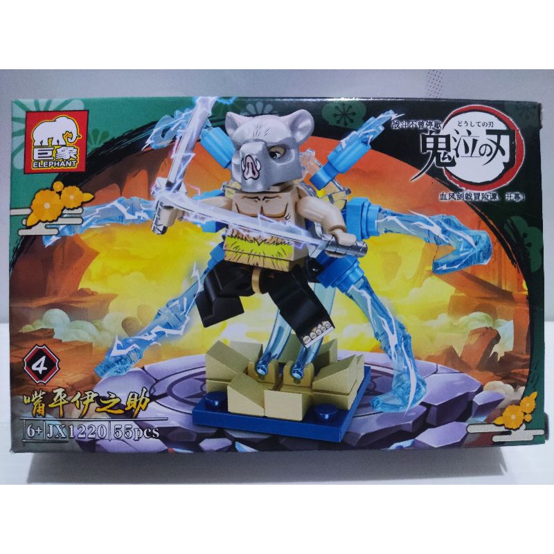 Jual Demon slayer action figure bricks Demon slayer kimetsu no yaiba ...