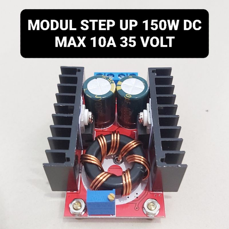 Jual Modul STEP UP 150 Watt DC Max 10A 35V | Shopee Indonesia