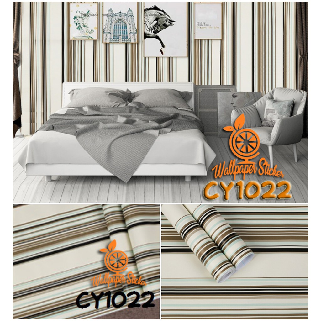 Jual Wallpaper Dinding Premium Quality Wallsticker 45cm x 8 metertr Motif CY1022 Sticker Dinding ...