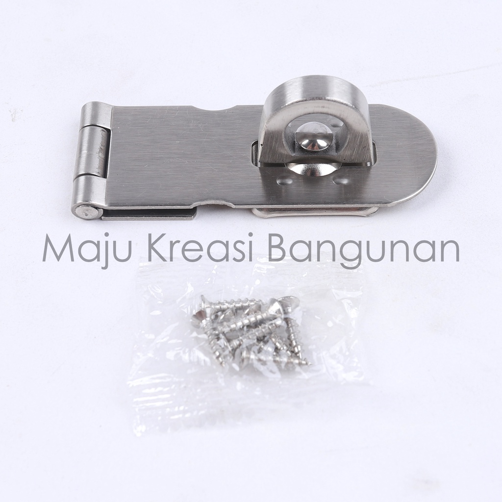 Jual Overpal Gembok SOLIGEN Large Stainless Steel Grendel Kunci Pintu ...