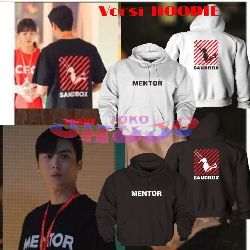Jual Jaket Hoodie Jumper Drakor Start Up MENTOR sandbox Han Ji Pyeong ...