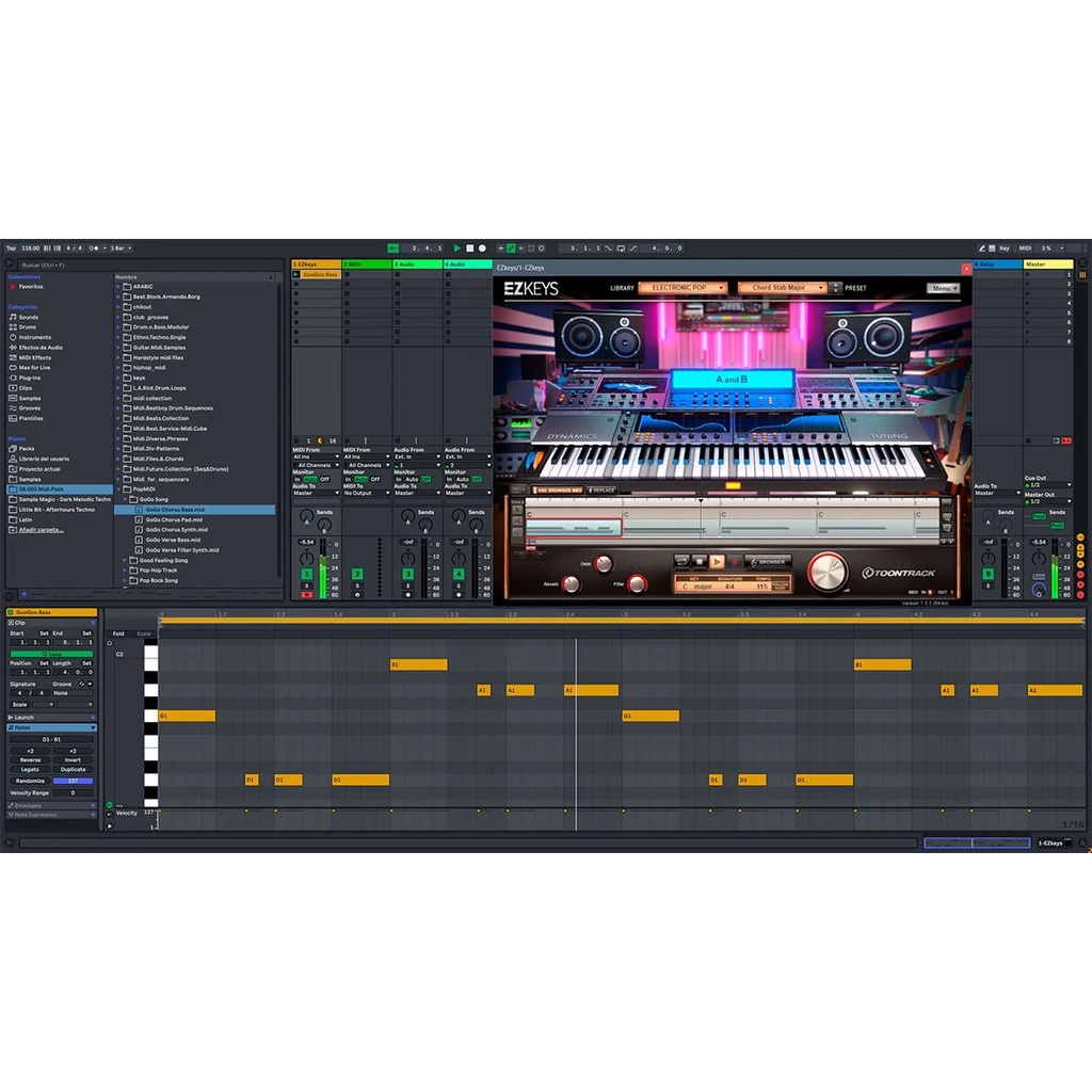 Jual Plugin EZkeys Electronic Pop v1 - vsti Electronic Pop presents an ...