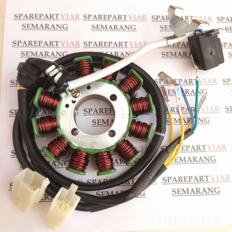 Jual sepul viar roda 3 150 200 300 cc spul viar karya 12lilitan 93 mm ...