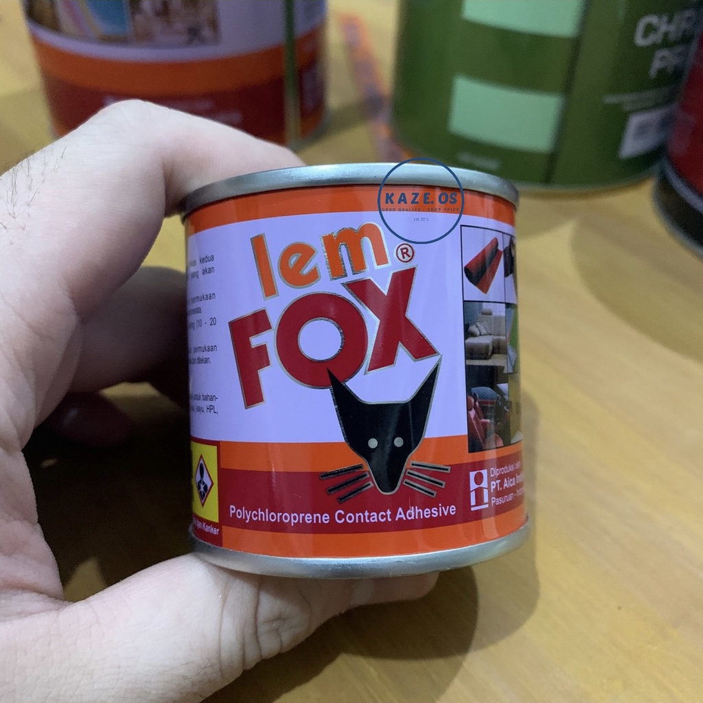 Jual ASLI 100% LEM FOX 70 GR KUNING KALENG KECIL BESAR LEM SERBAGUNA ...