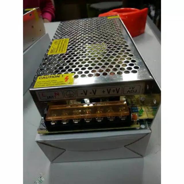 Jual Power Supply 12v 10a jaring kamera cctv Adaptor Switching Trafo Led Strip 12 volt 10 ampere ...