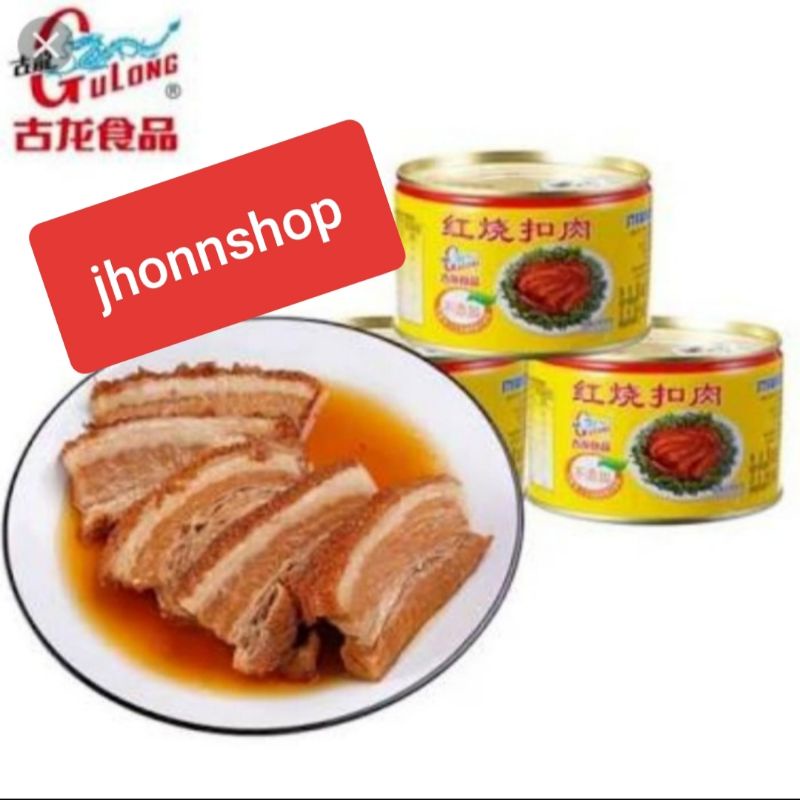 Jual Gulong Stewed Pork Sliced / Daging Babi SamCa Kaleng ( Non Halal ...