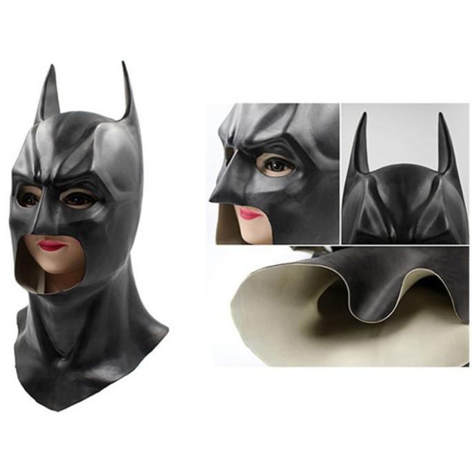 Jual Topeng Latex Premium Batman Cosplay Batman Latex Grade Premium ...