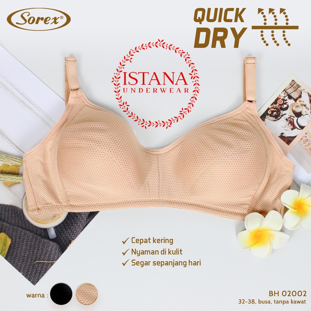 Jual BH sorex sport bra tanpa busa bahan pori adem nyaman dipakai /Bra harian | Shopee Indonesia