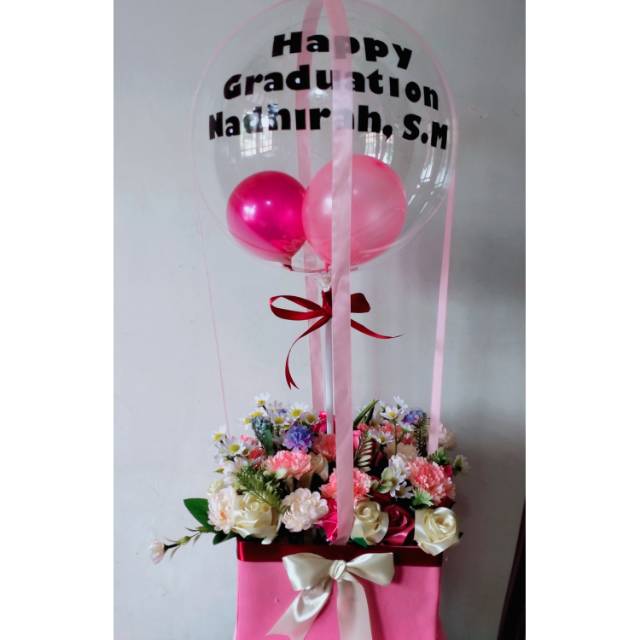 Jual Buket balon large graduation birthday bunga wisuda large | Shopee ...