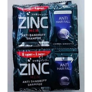 Jual ZINC SHAMPOO 1 SACHET 10 ML ISI 2 PCS ACTIVE COOL FRESH ANTI ...