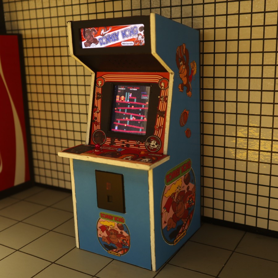 Jual Miniatur Skala 1/12 Arcade Machine Donkey Kong Ding Dong pakai ...
